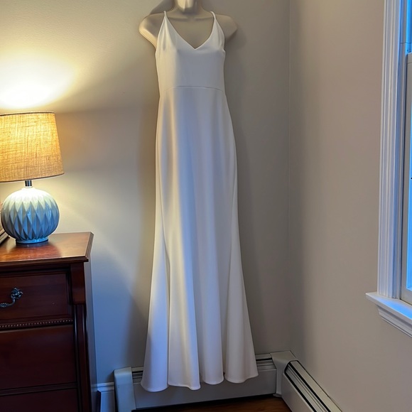 Lulus | Dresses | Diamond White Maxie Dress | Poshmark